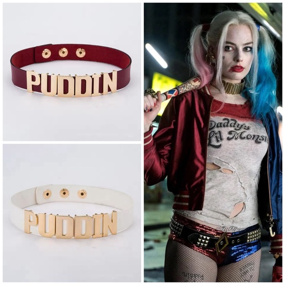 Jewelry | Puddin Harley Quinn Cosplay Adjustable Choker Necklace | Poshmark